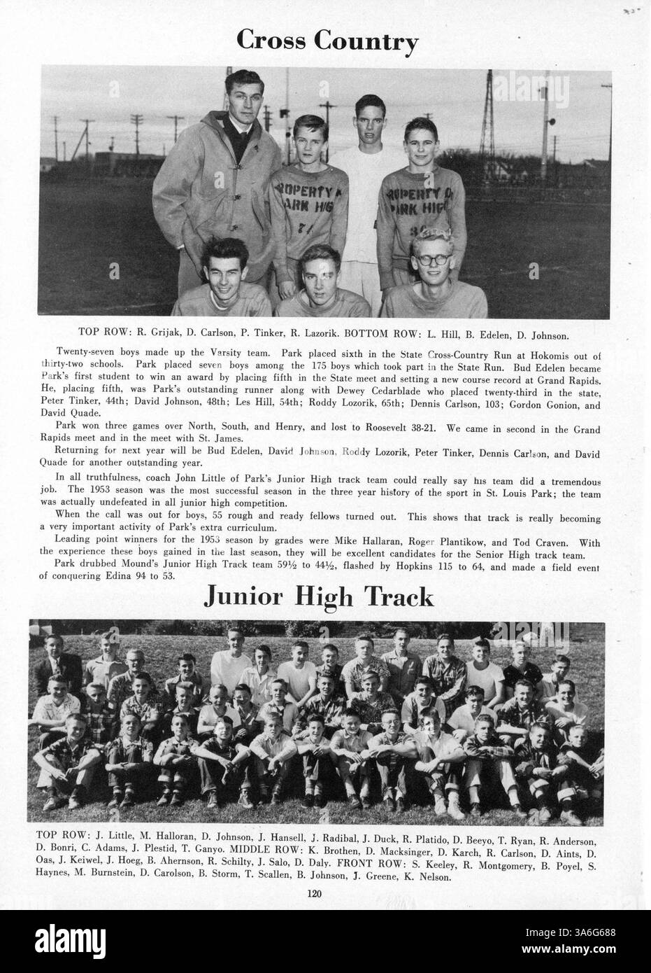 The 1954 Echowan Yearbook captures a wide range of events and ...