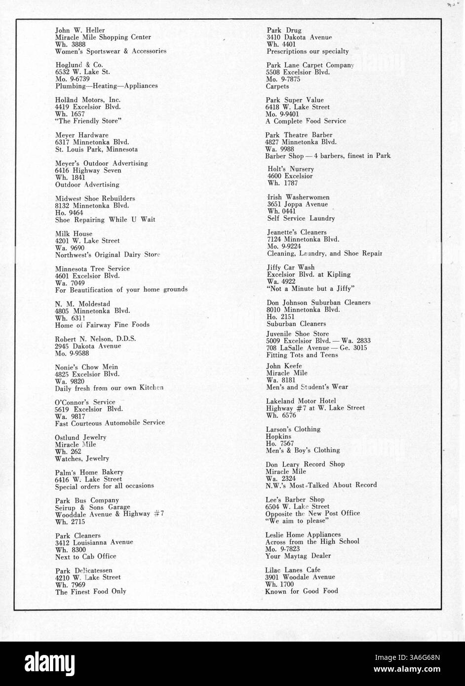 The 1954 Echowan Yearbook showcases important events from St. Louis ...