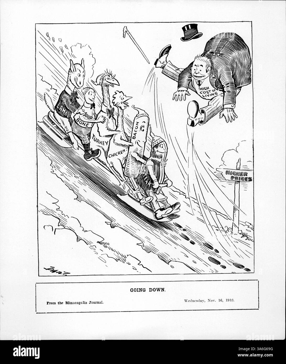 Lamb bacon Black and White Stock Photos & Images - Alamy