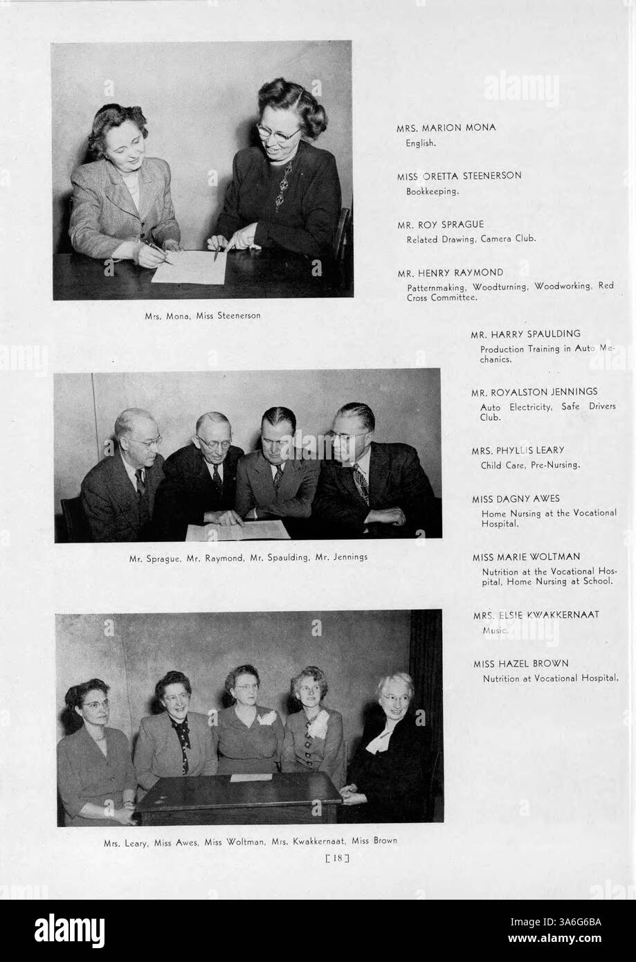 This high school yearbook from the 1947-1948 school year highlights ...