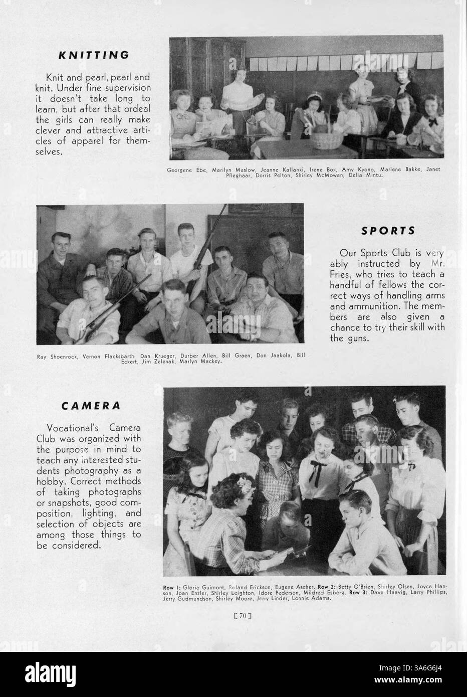 This high school yearbook from 1948 highlights the 1947-1948 academic ...