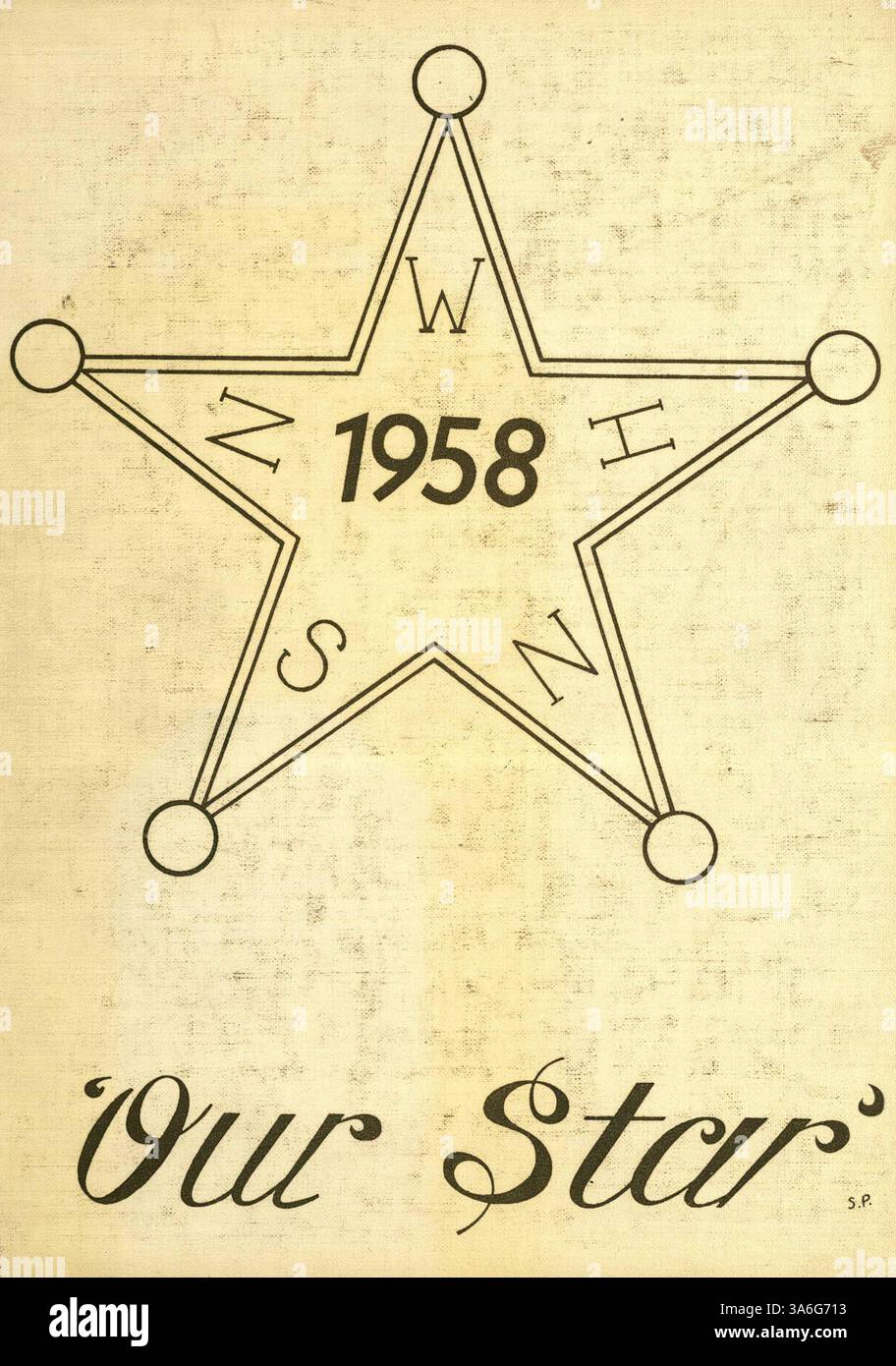 The 1958 yearbook from Northwestern Hospital School of Nursing, titled ...
