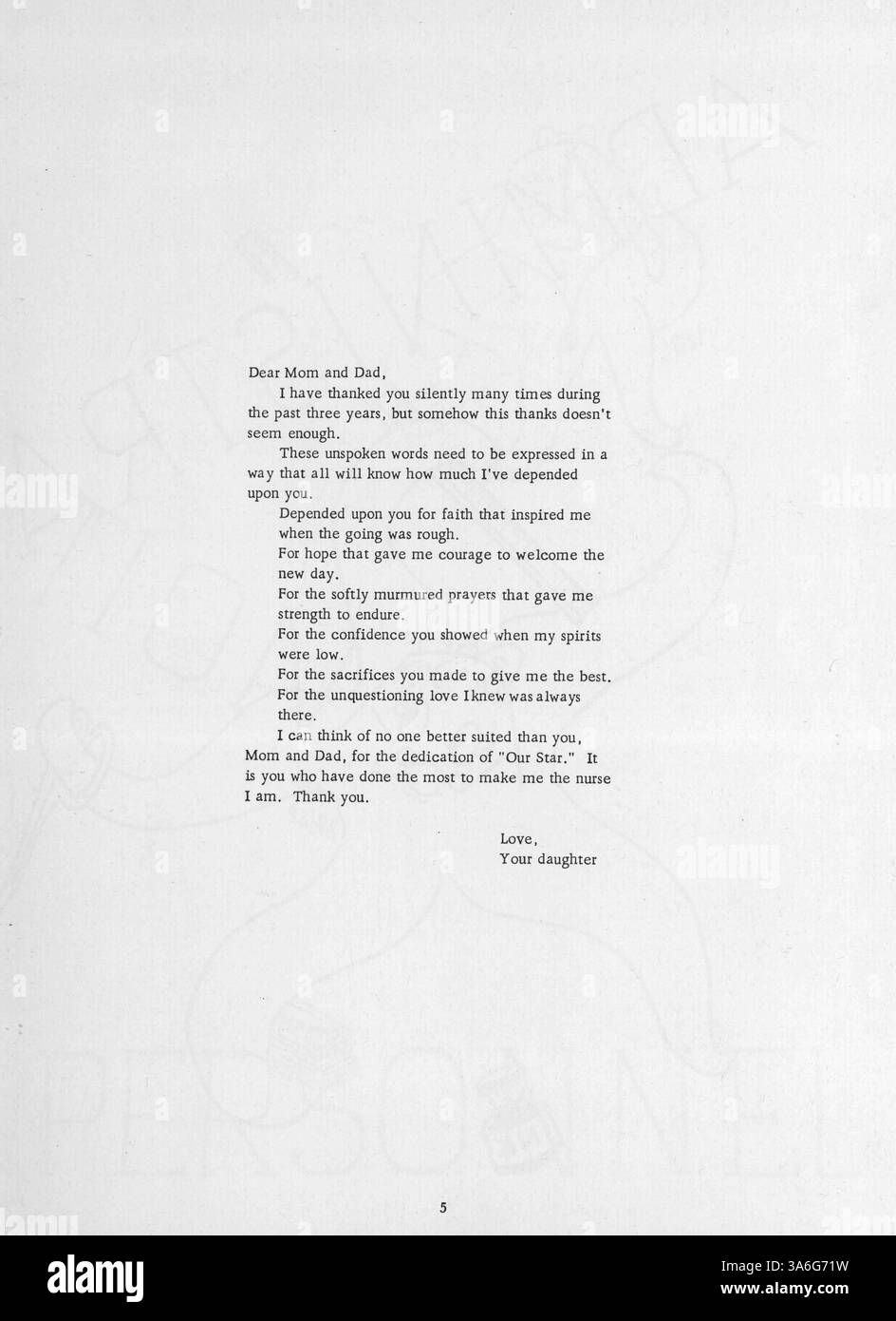The 'Our Star' yearbook from 1958 showcases the nursing students ...