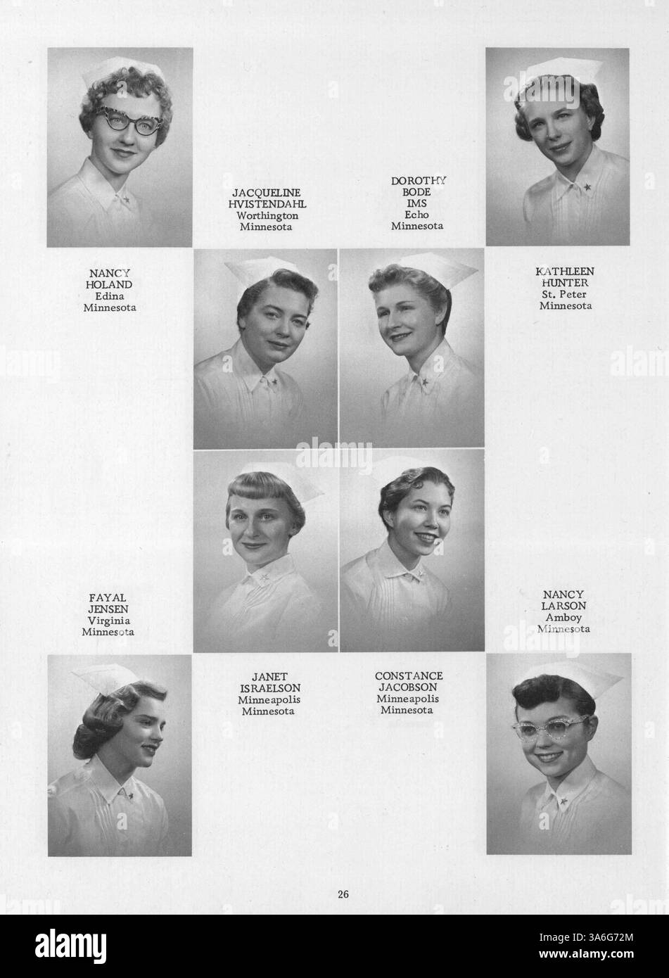 The 1958 'Our Star' yearbook from Northwestern Hospital School of ...