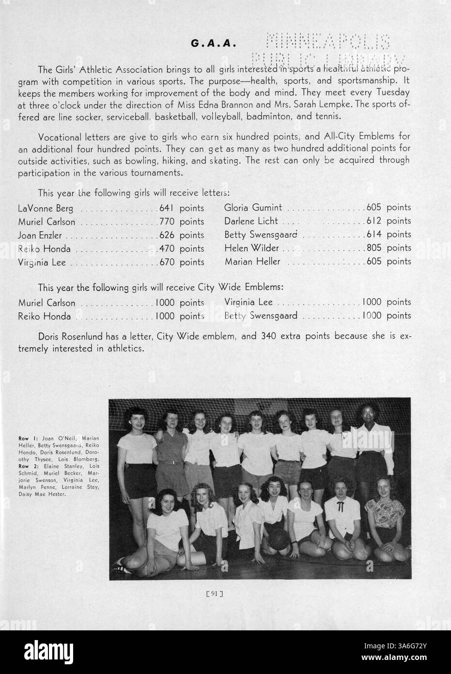 This 1948 yearbook from the 1947 1948 school year documents stud hi-res stock photography and ...