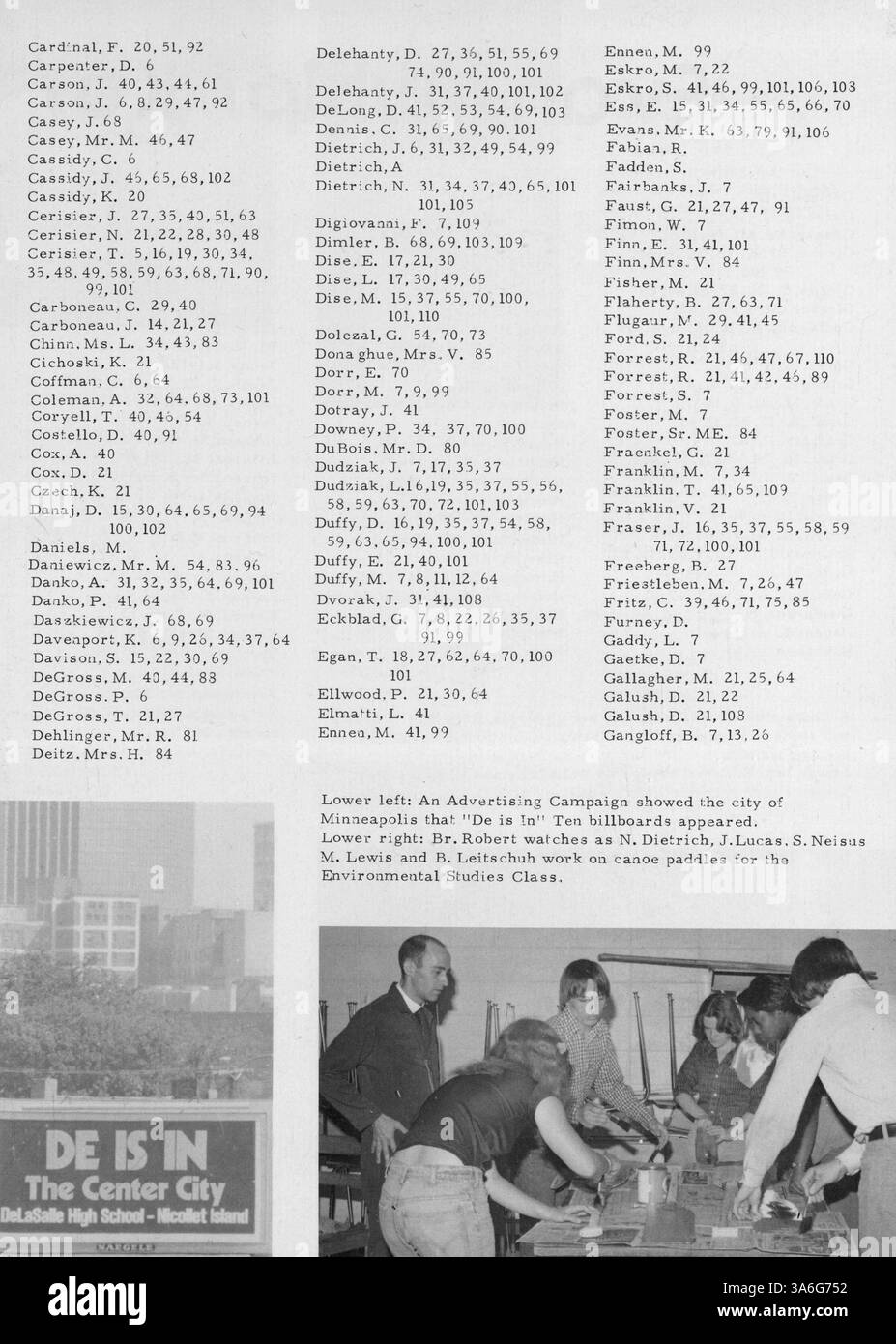 The 1977 edition of De La Salle’s yearbook, Delta Seventy and Seven, records important school ...