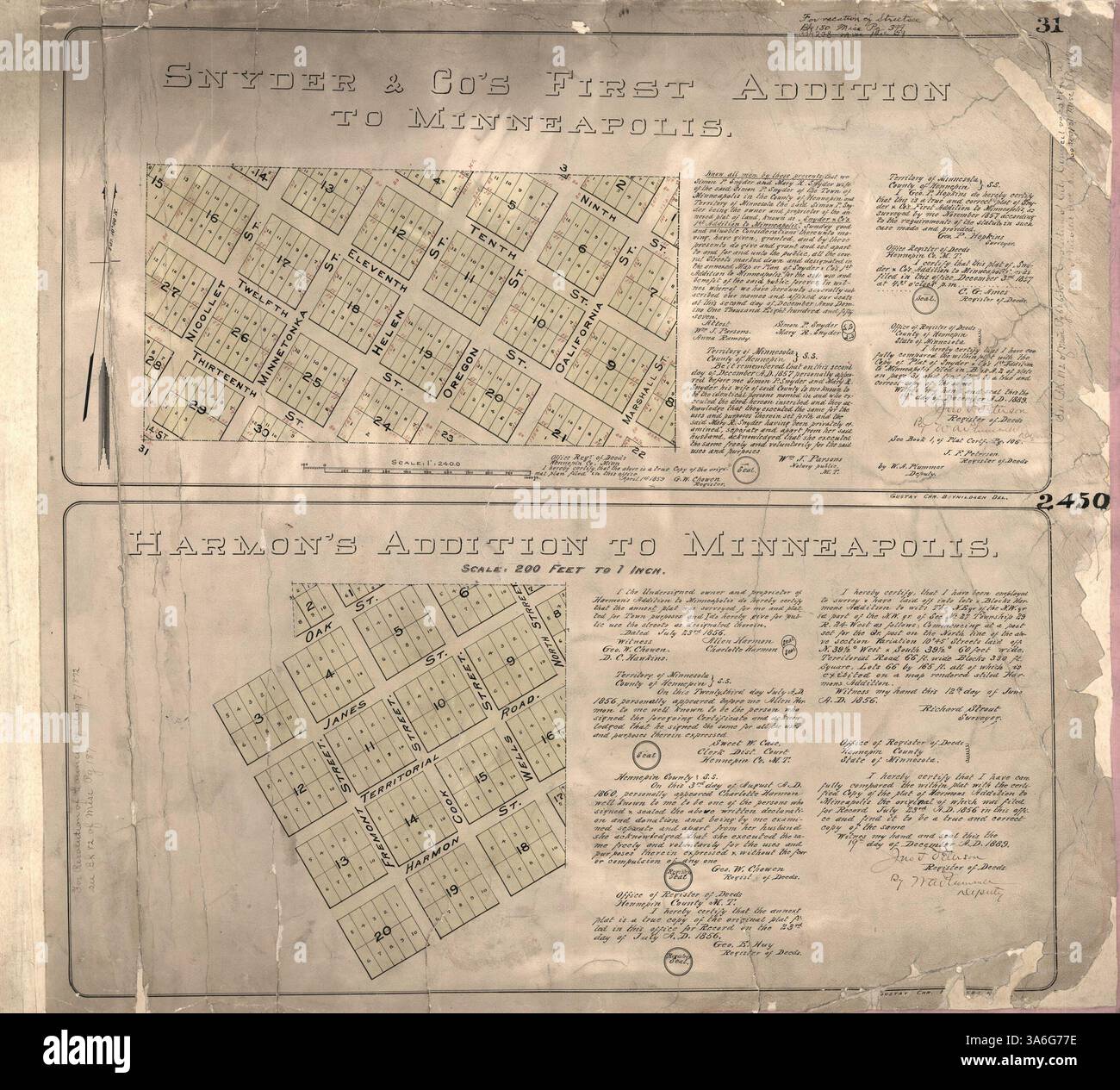 Marking significant land development and expansion in the area hi-res ...