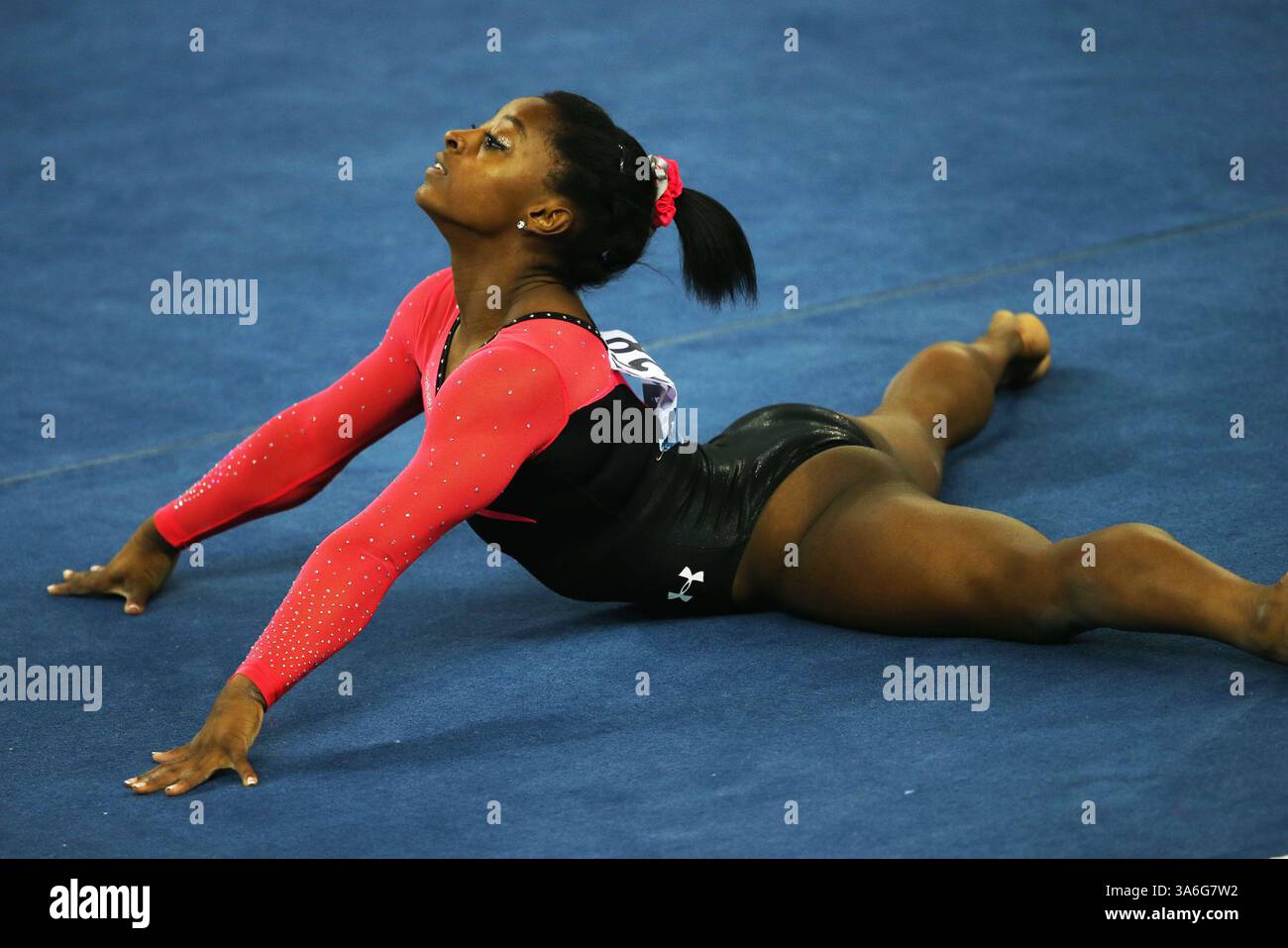October 12, 2014 Nanning, China..Simone Biles (USA) competes during the ...