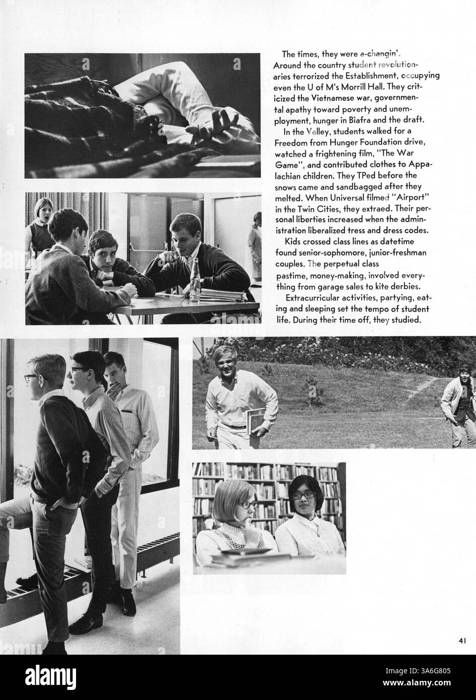 This 1969 Viking yearbook from Golden Valley High School captures the ...