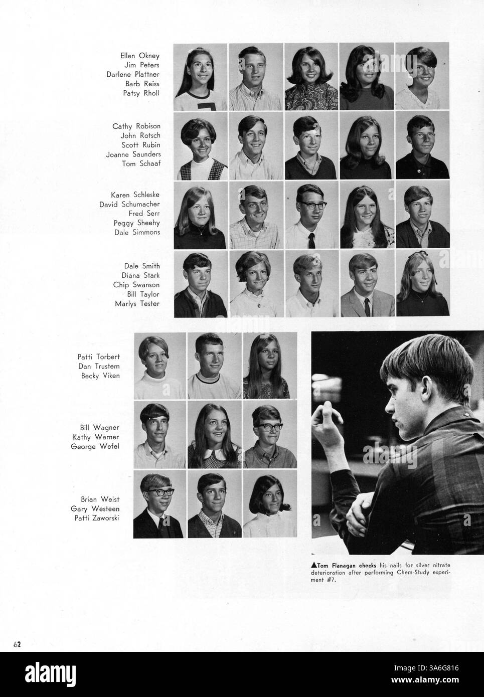 The 1969 Viking yearbook at Golden Valley High features student groups ...