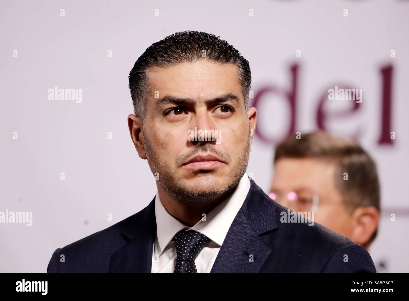 Mexico City, Mexico. 25th Mar, 2025. Secretary of Security and Citizen ...