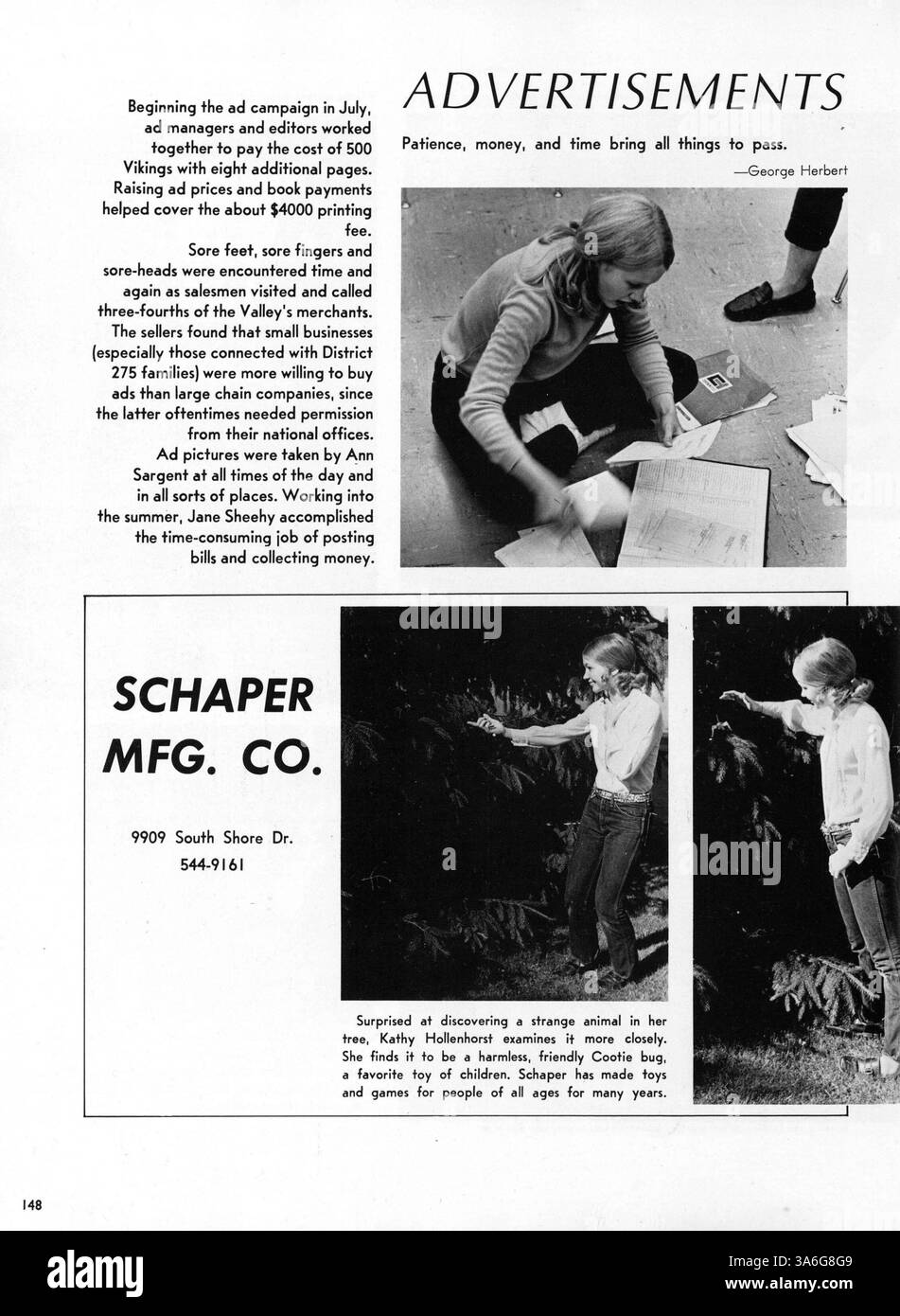 Golden valley high schools 1969 viking yearbook documents the students ...