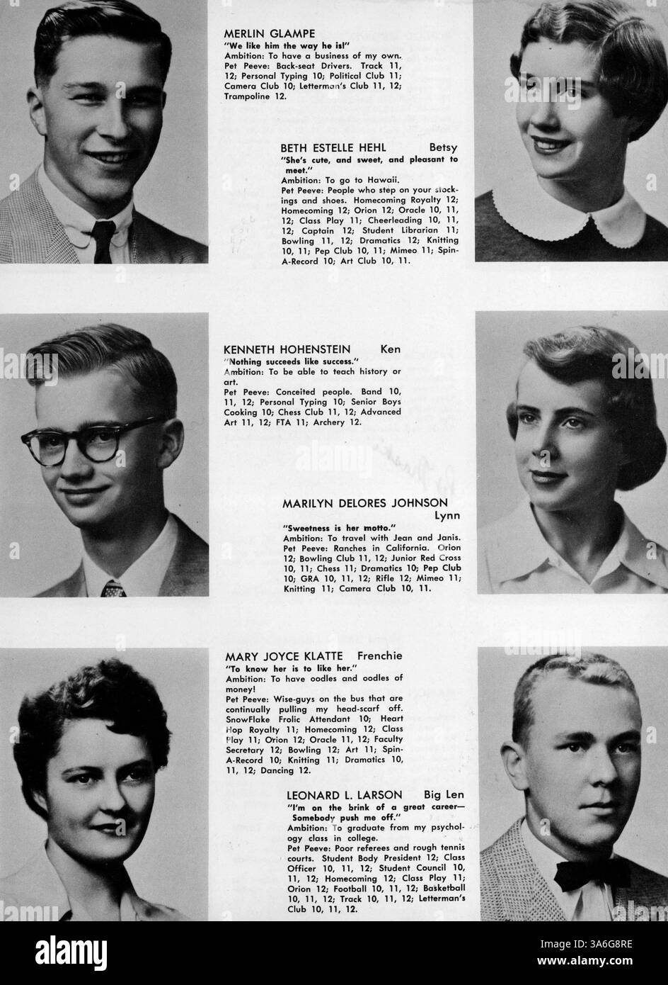 This yearbook edition from 1954, Orion, provides an in-depth view of ...