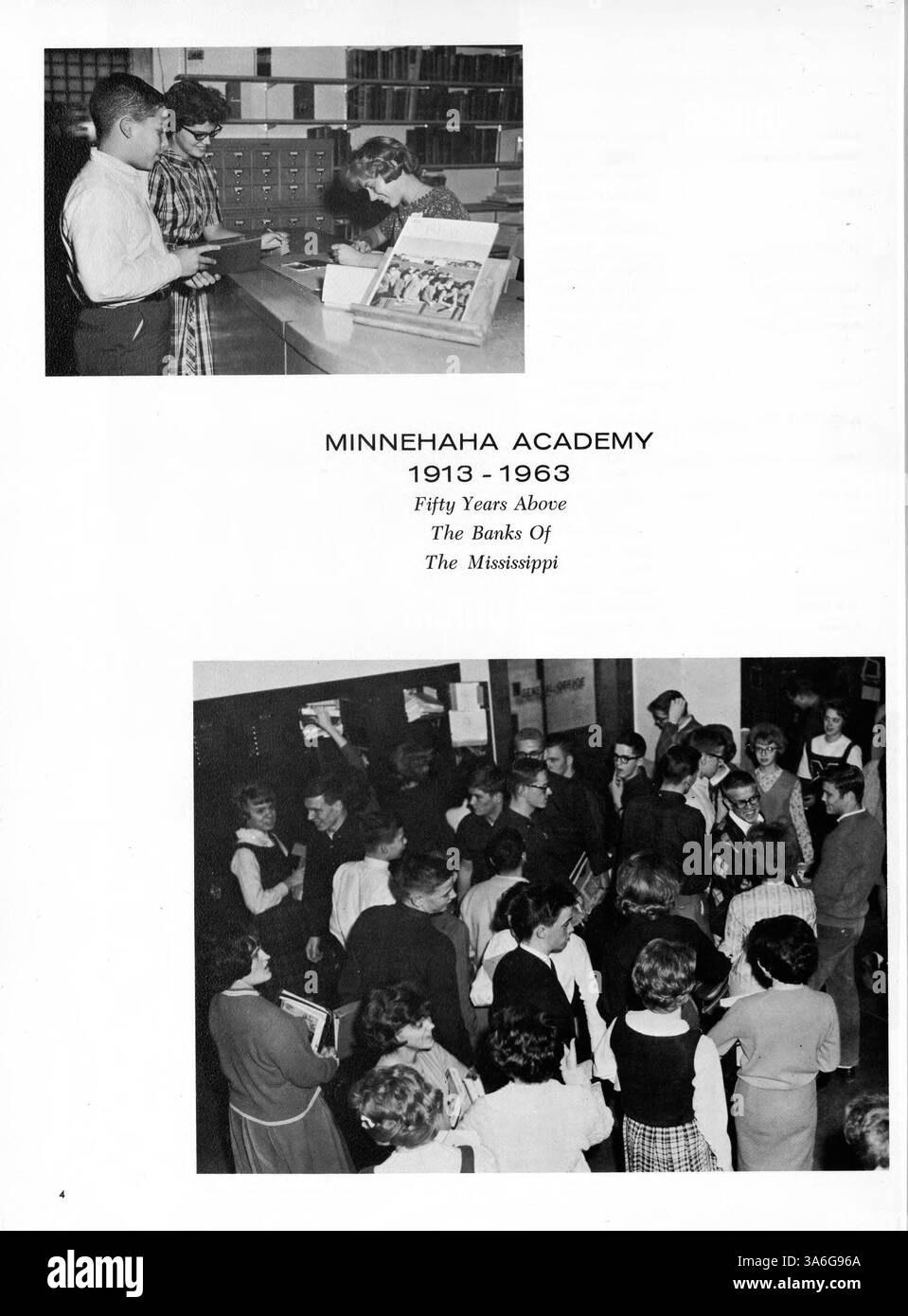 Yearbook from minnehaha academy features student and faculty photos hi ...