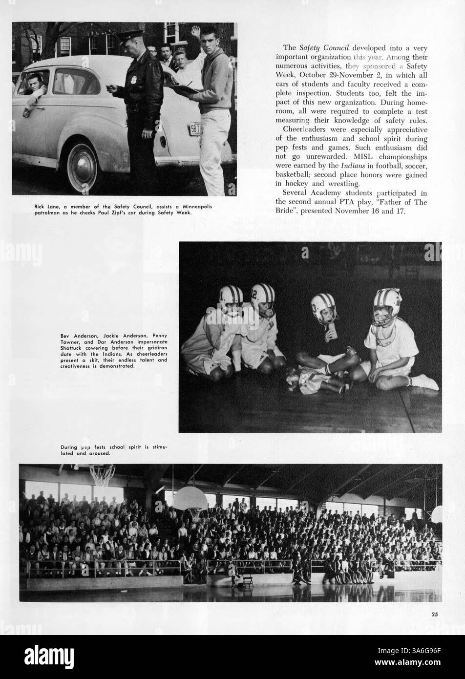 This 1963 edition of the 'Antler' yearbook highlights the events of ...