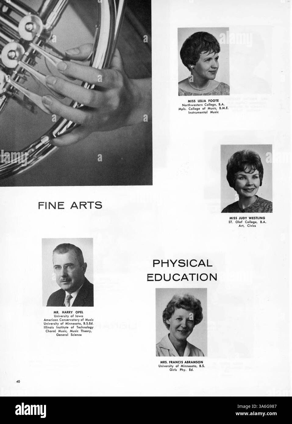 The 1963 yearbook from Minnehaha Academy, titled 'Antler', features a ...