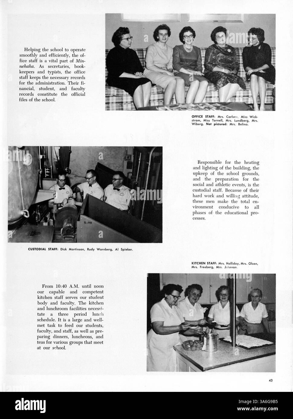 The 1963 yearbook from Minnehaha Academy, titled 'Antler', features a ...