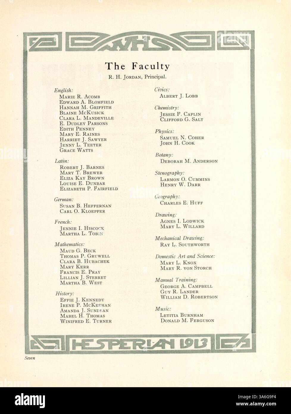 The 1913 Hesperian yearbook from West High School highlights students ...