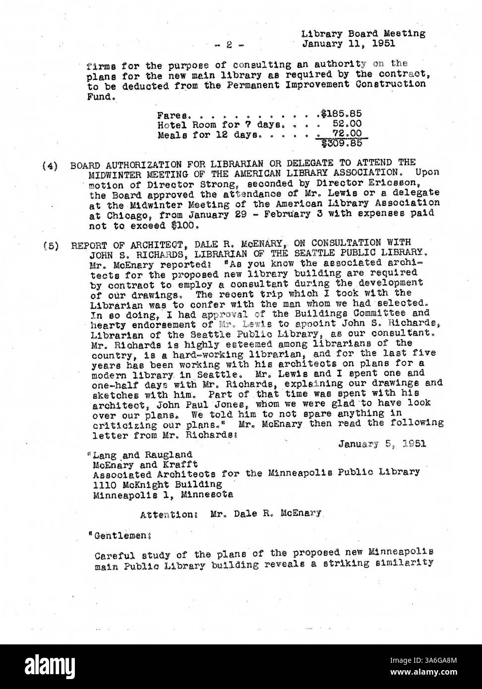 This document contains the minutes from the 1951 meetings of the ...