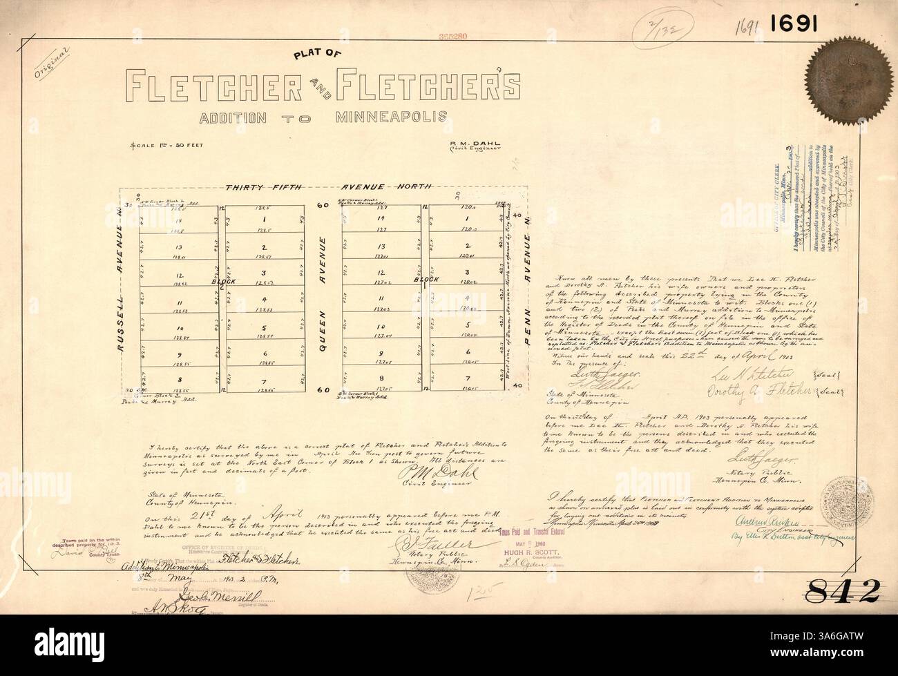 Fletcher and Fletcher's Addition was a residential development in ...