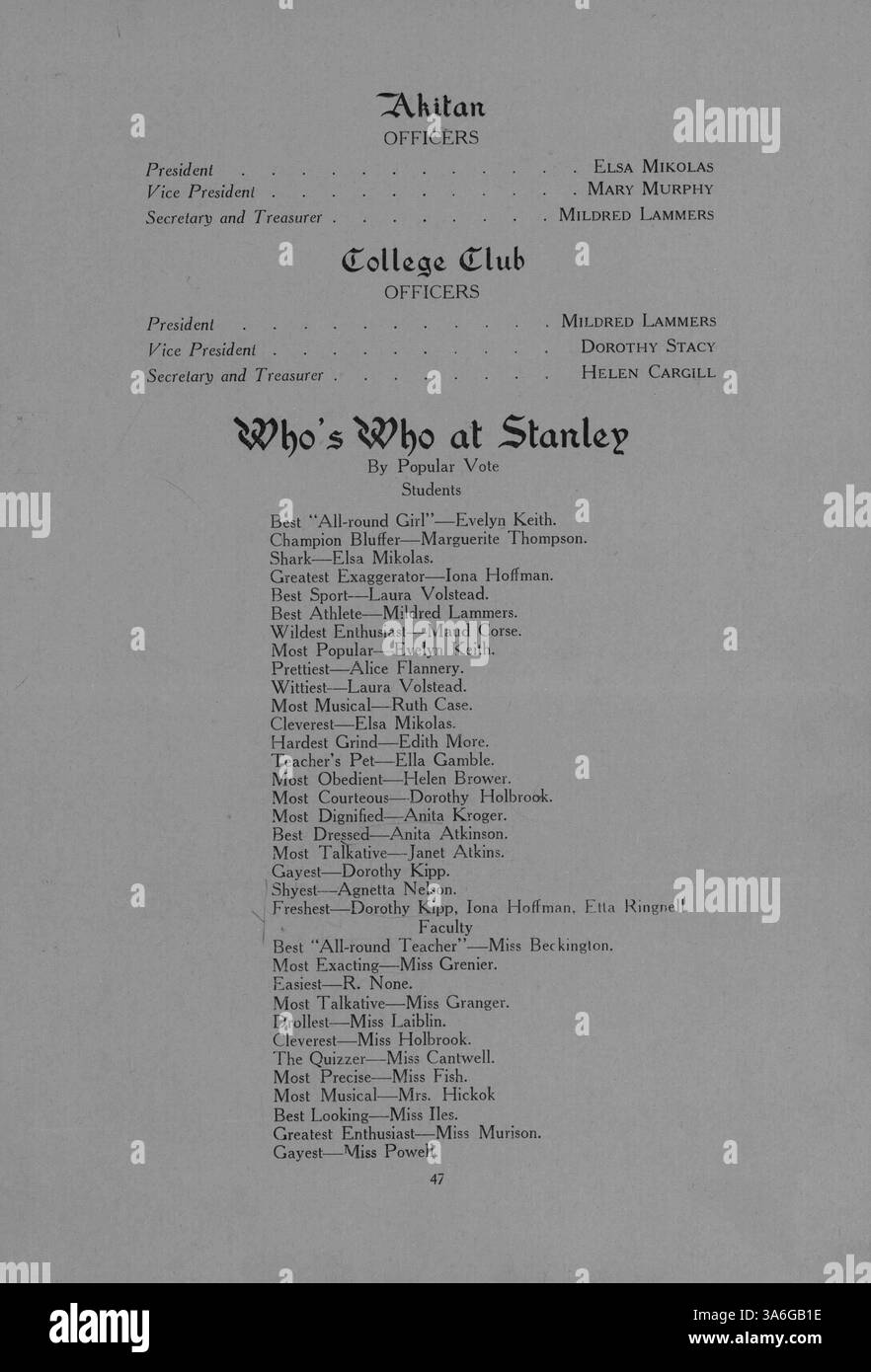 The 1913 'Moccasin' yearbook from Stanley Hall captures the essence of ...