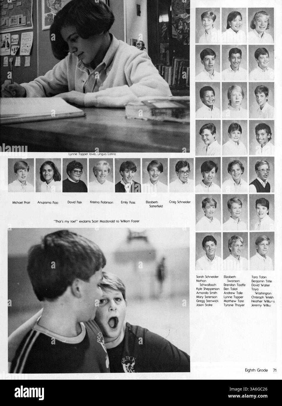 This 1986 edition of the Breck Mustang Yearbook showcases the academic ...