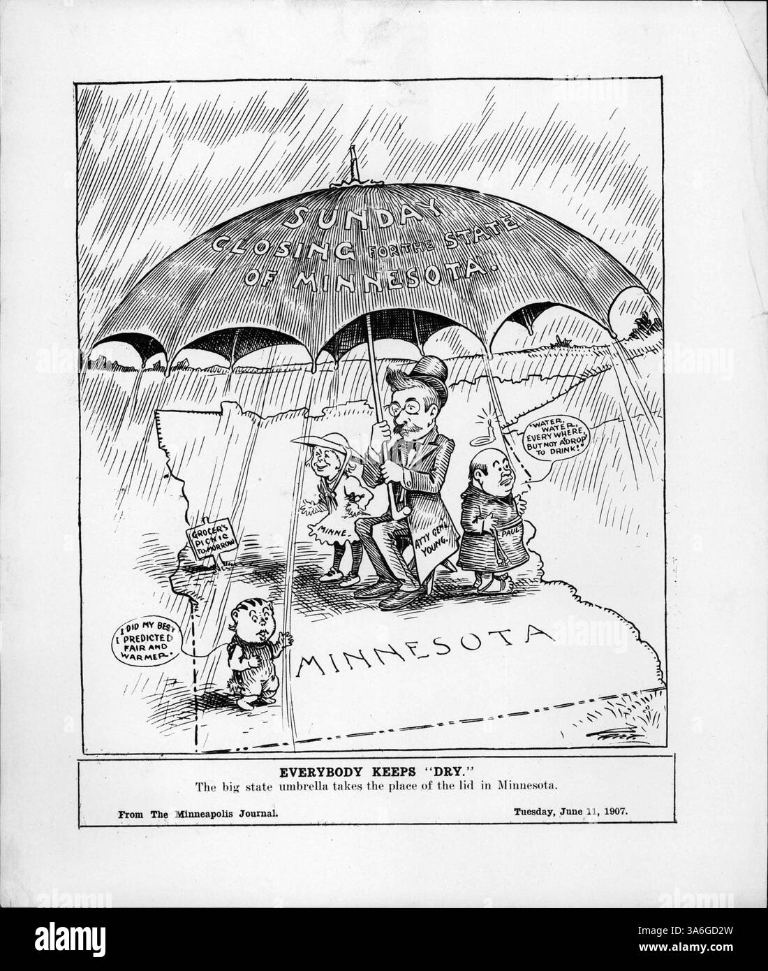 Everyone keeps dry hi-res stock photography and images - Alamy