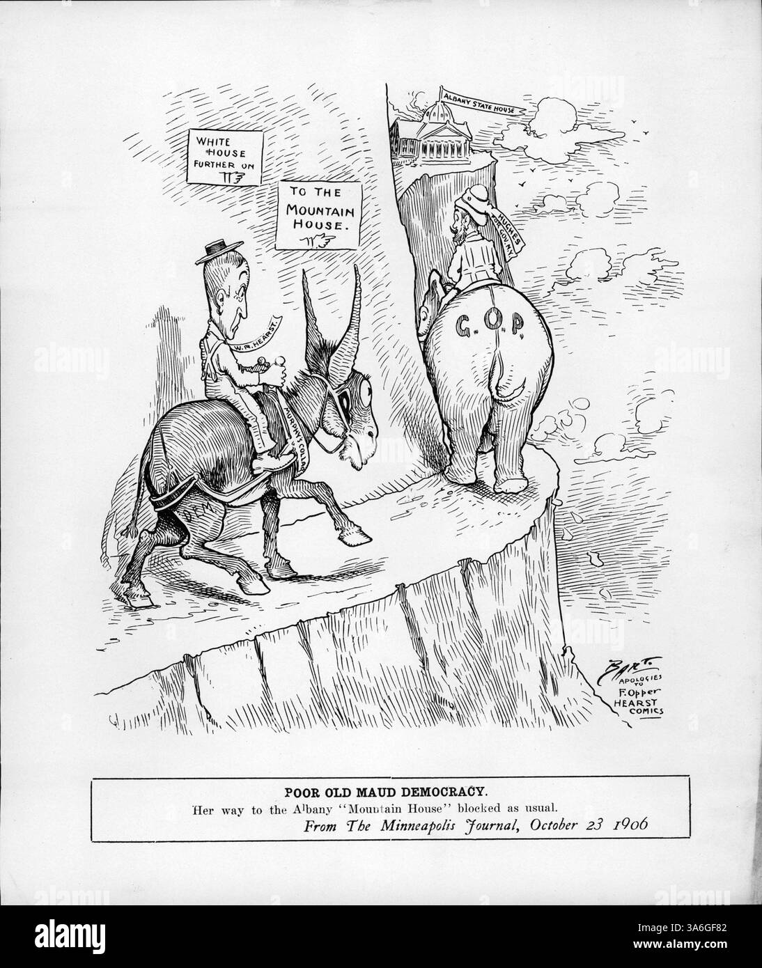 This political cartoon portrays William Hearst controlling the ...