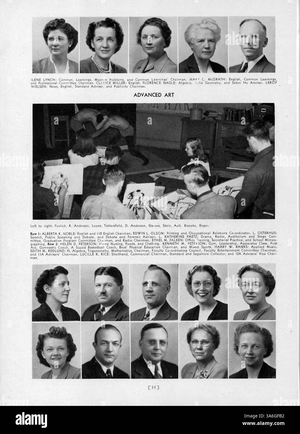 This 1948 edition of the Sagamore yearbook from Roosevelt High School ...