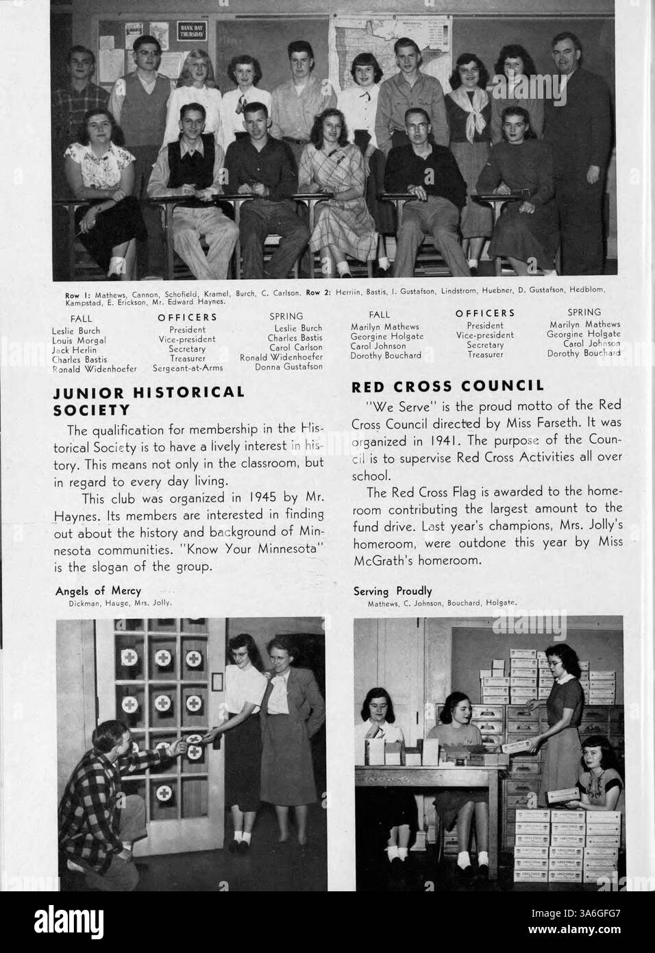 The 1948 Roosevelt High School yearbook, Sagamore, preserves the ...