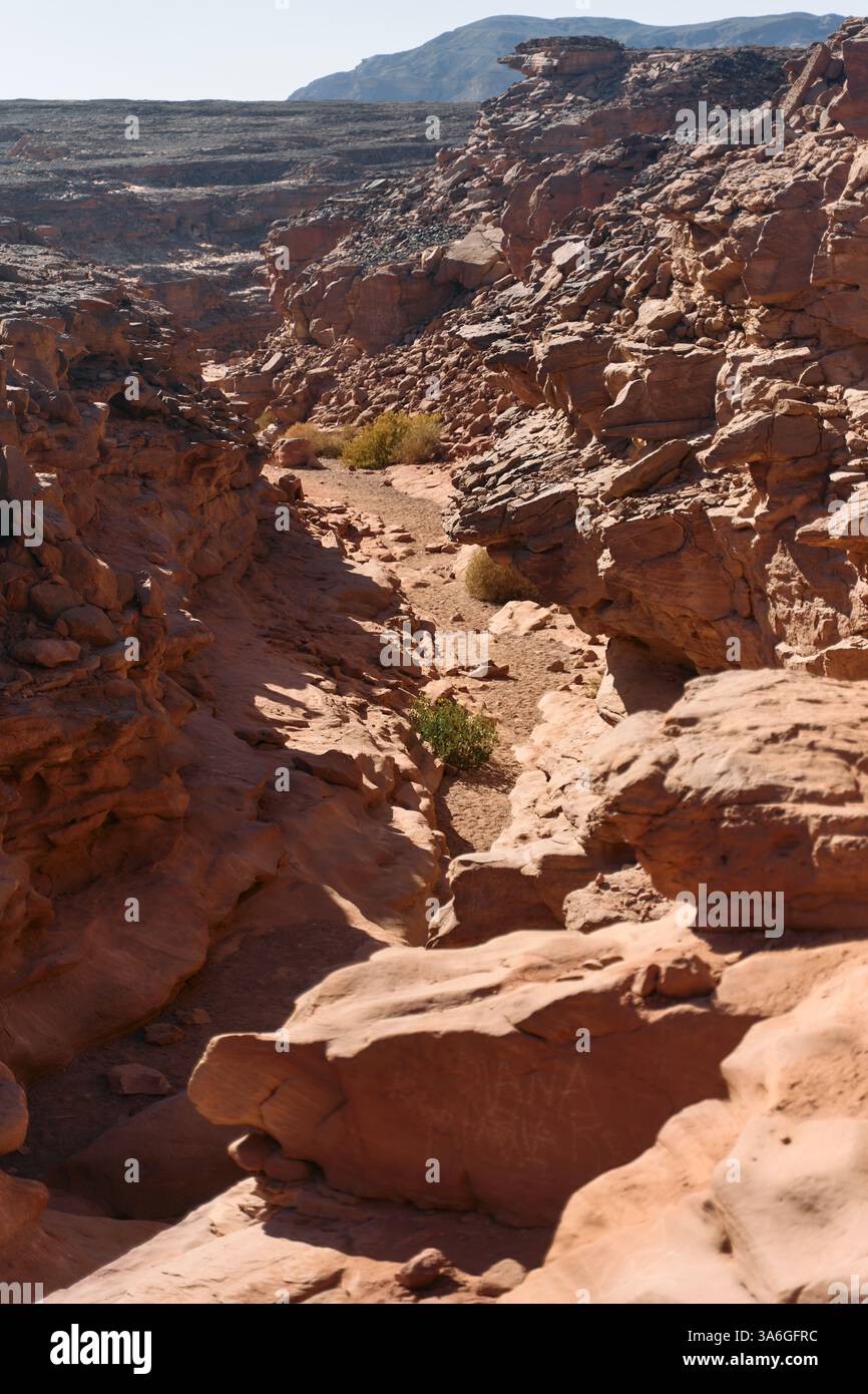 Salama Colored Canyon. A Magnificent Natural Rock Canyon with ...