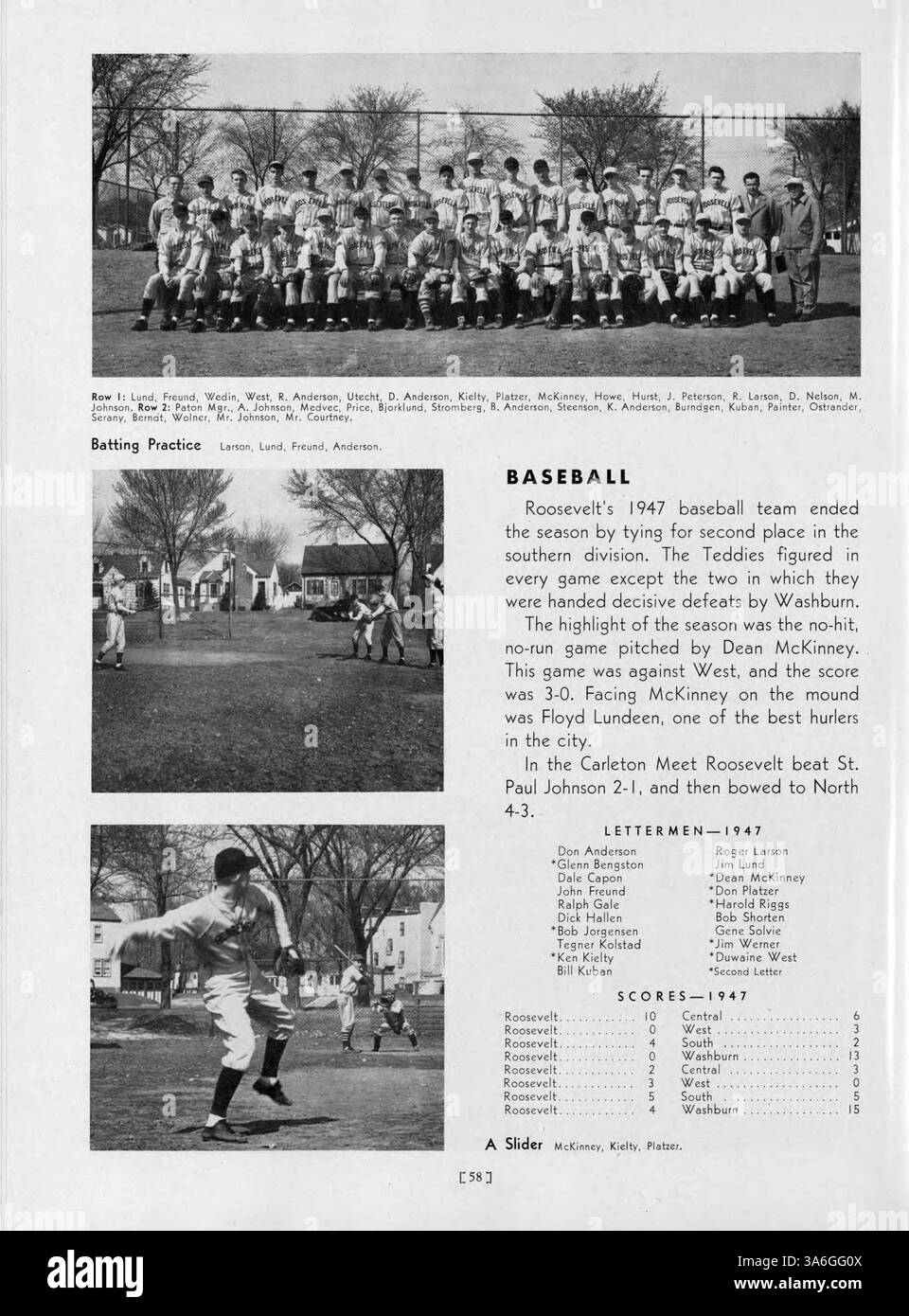 This 1948 Roosevelt High School yearbook captures the school year's ...