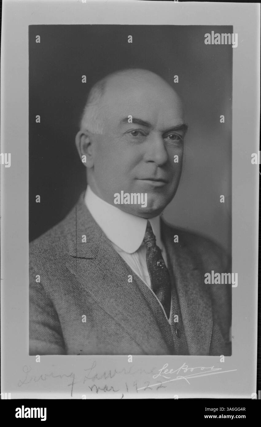 Irving w lawrence was a notable figure hi-res stock photography and ...