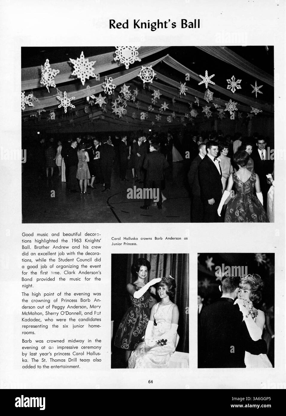 This 1963 yearbook from benilde high school highlights the major hi-res ...