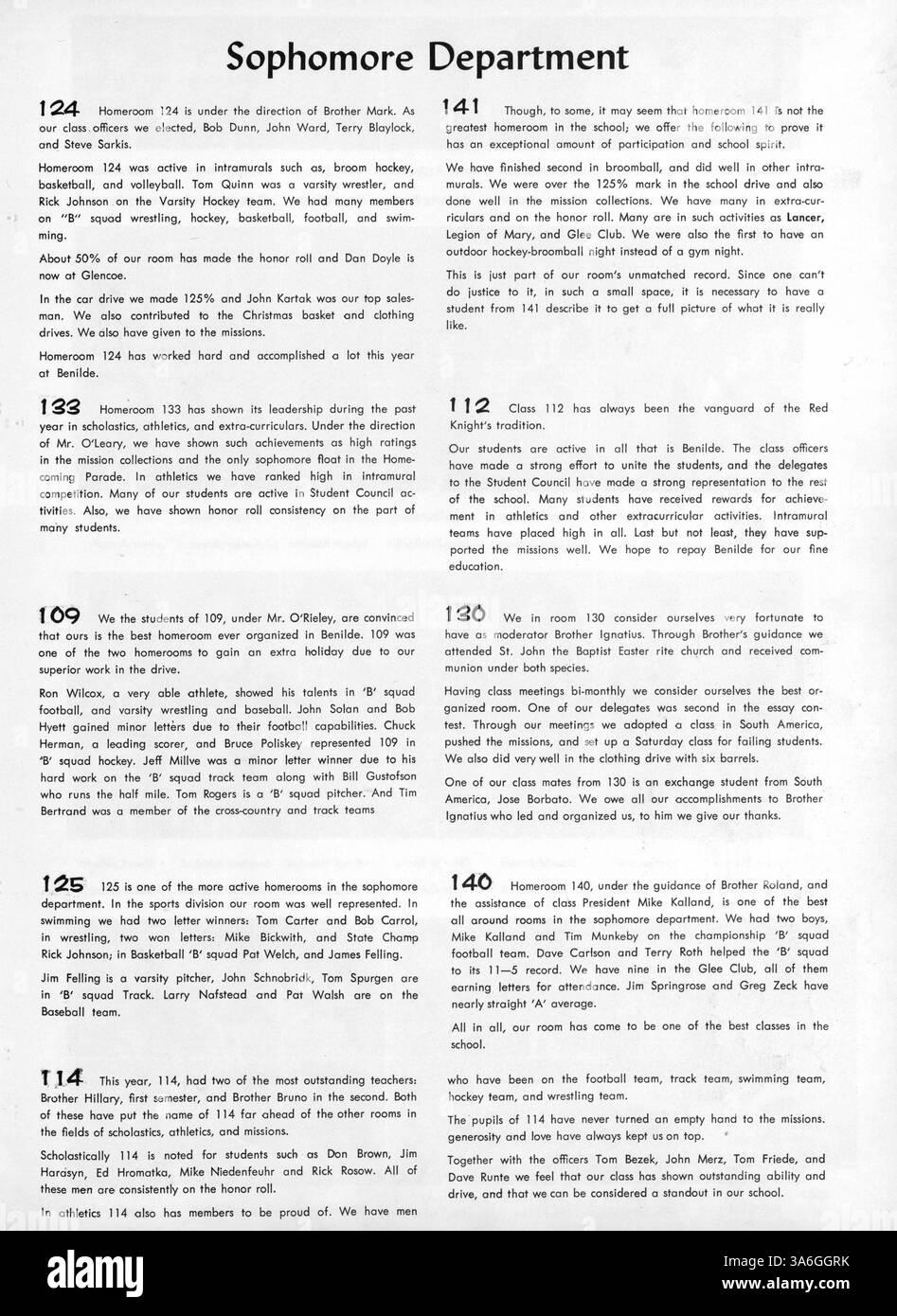 This yearbook from Benilde High provides a record of student life ...