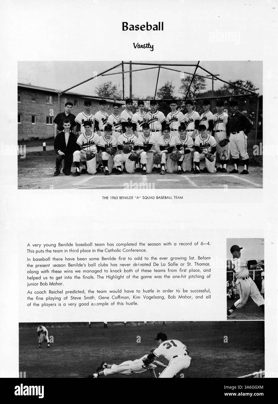 The 1963 Benilde High Yearbook features the key moments and people of ...