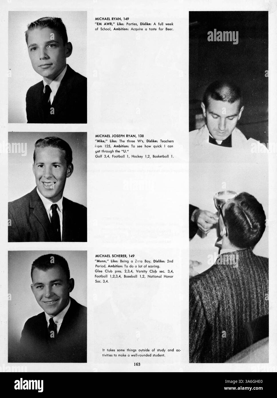 This 1963 Benilde High Yearbook captures the essence of the student ...