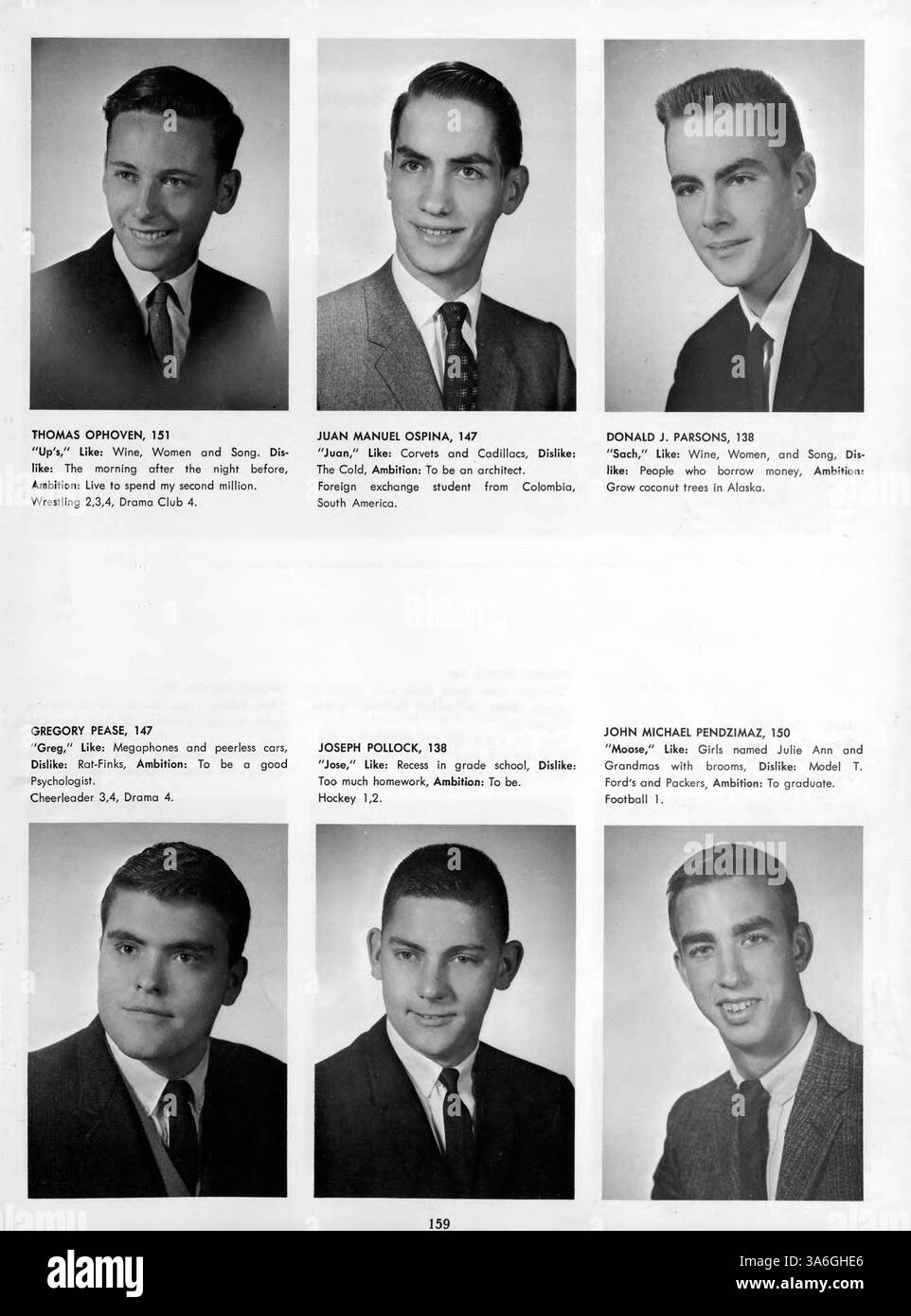The 1963 yearbook from Benilde High School features the student body ...