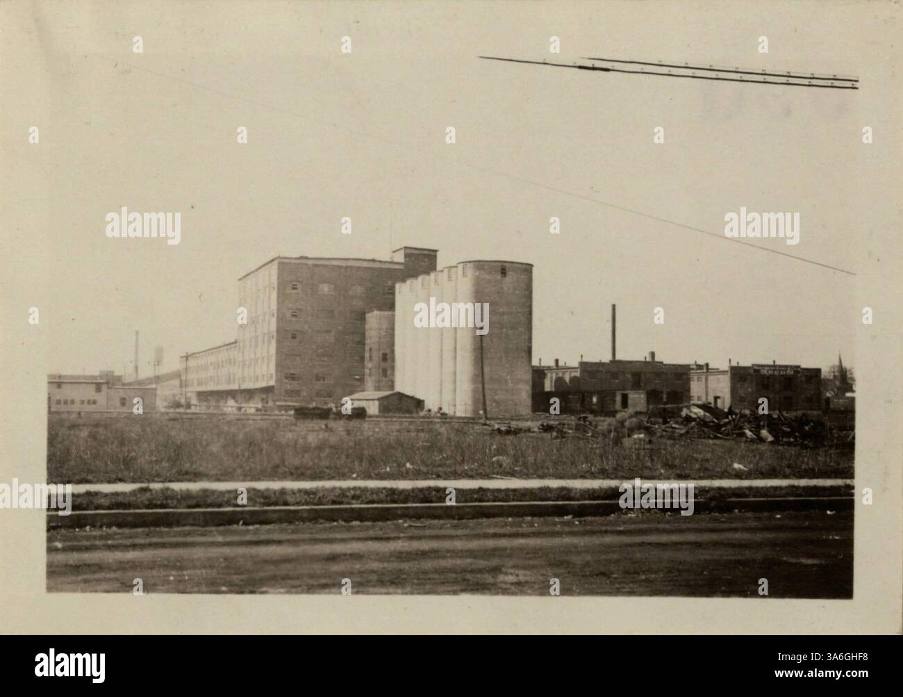 This image shows the Northrup King Company in the Factory District, a ...