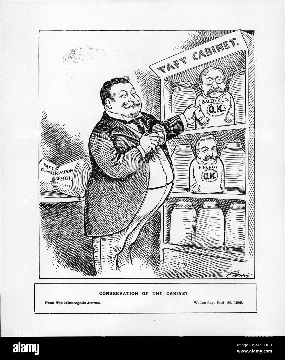 This historical record highlights the conflict between cabinet members ...