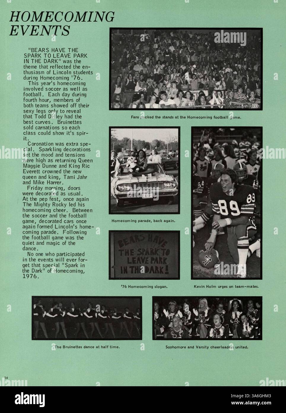 The 1977 yearbook from Lincoln High School captures the highlights of ...