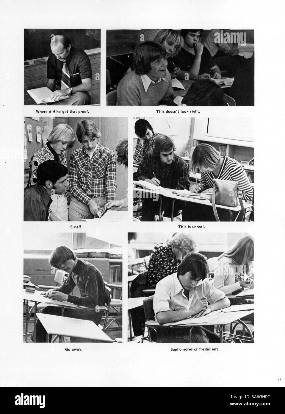 This yearbook from Lincoln High captures a detailed record of the 1976 ...