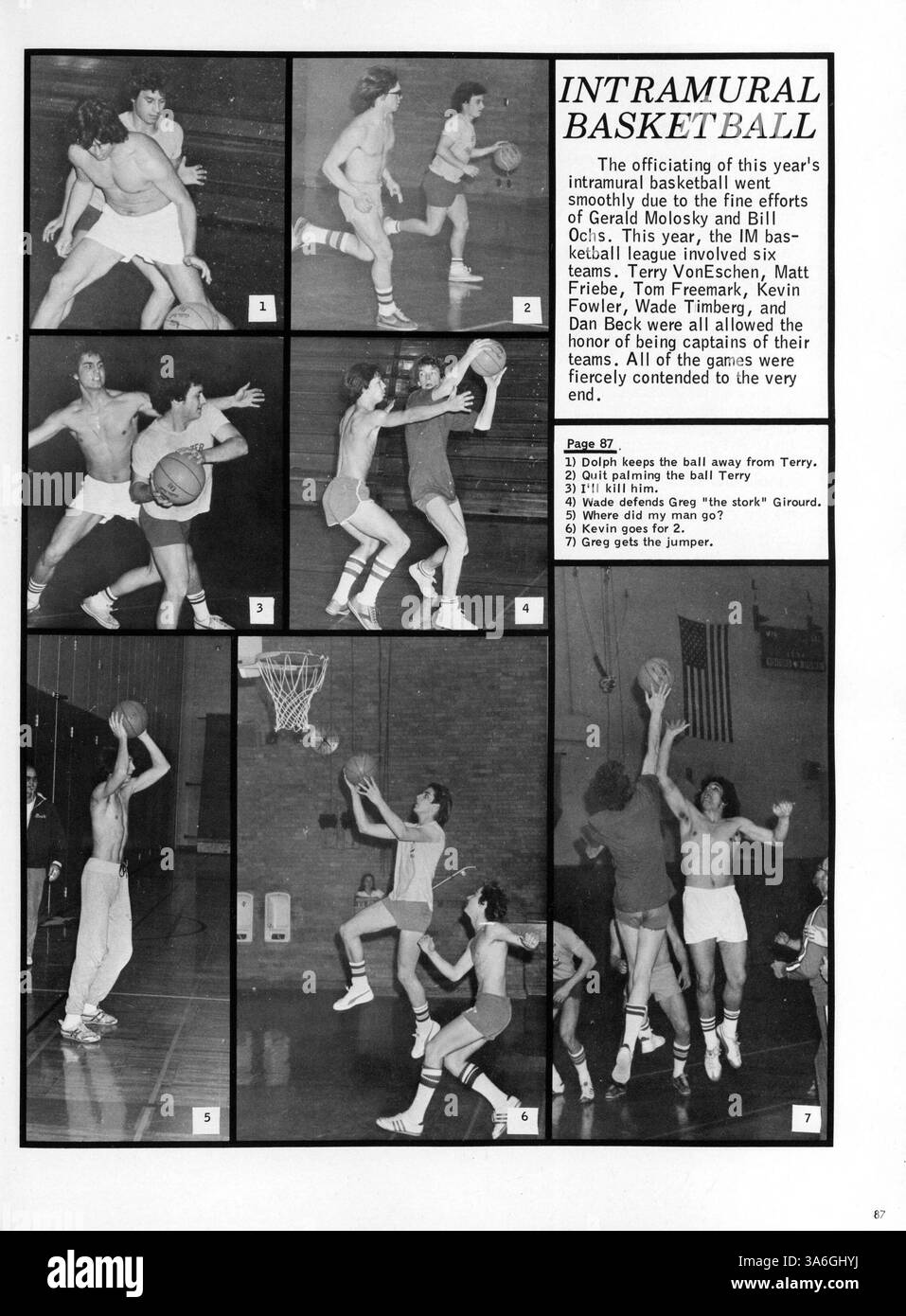 This 1977 yearbook captures key moments from lincoln highs 1976 hi-res stock photography and ...