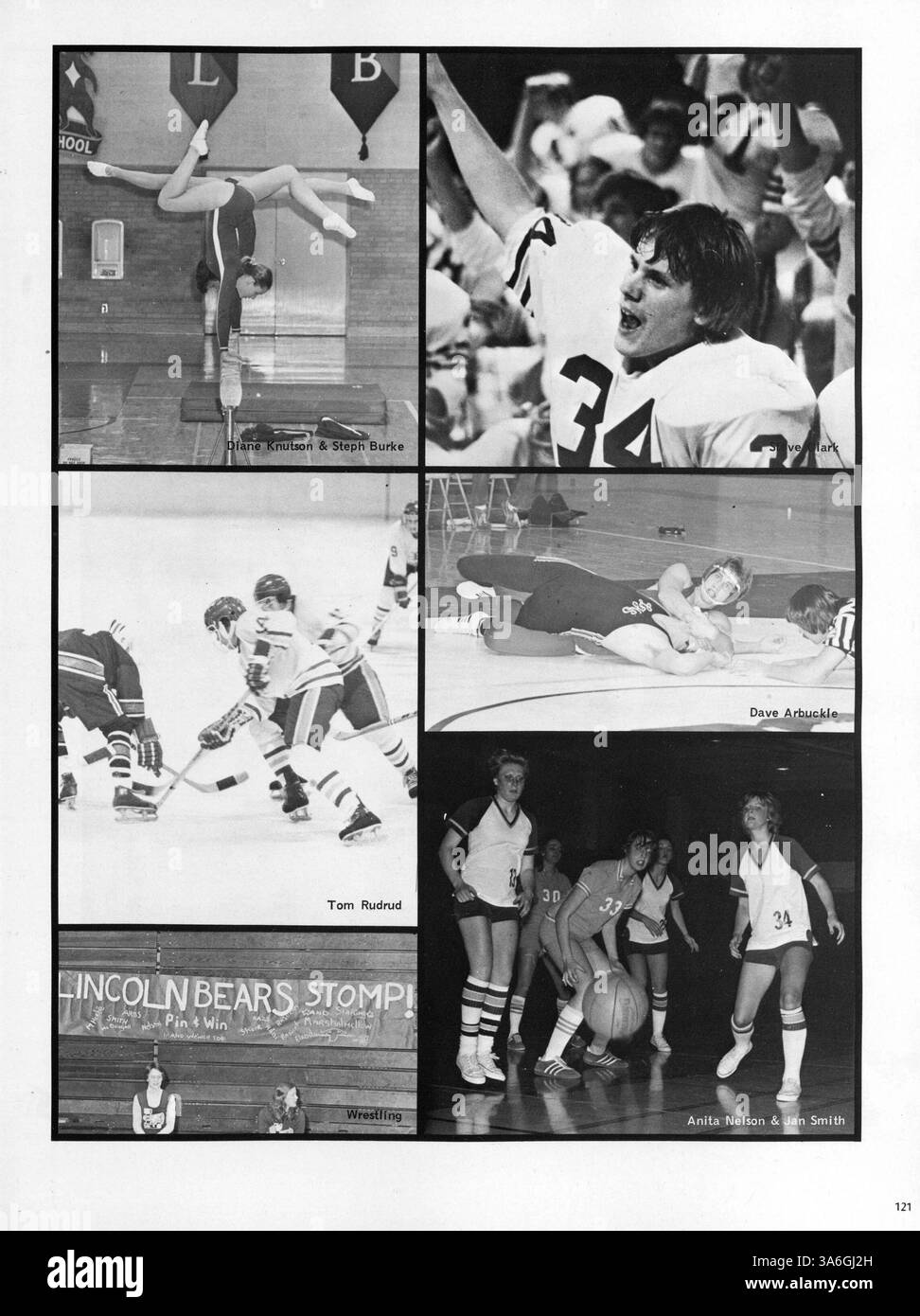 This high school yearbook provides an overview of the 1976 1977 hi-res stock photography and ...