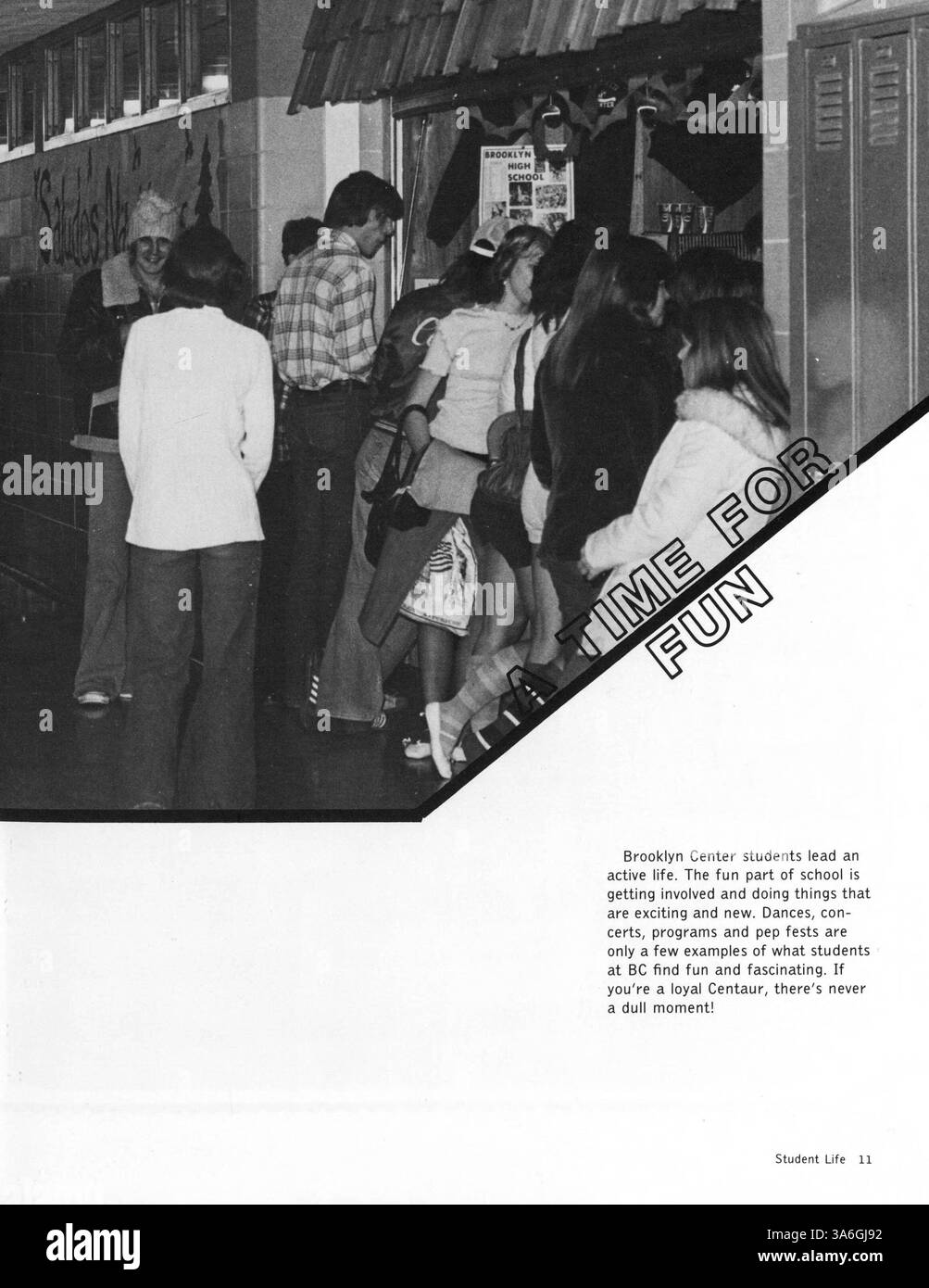 This 1977 high school yearbook highlights the key figures and events of ...