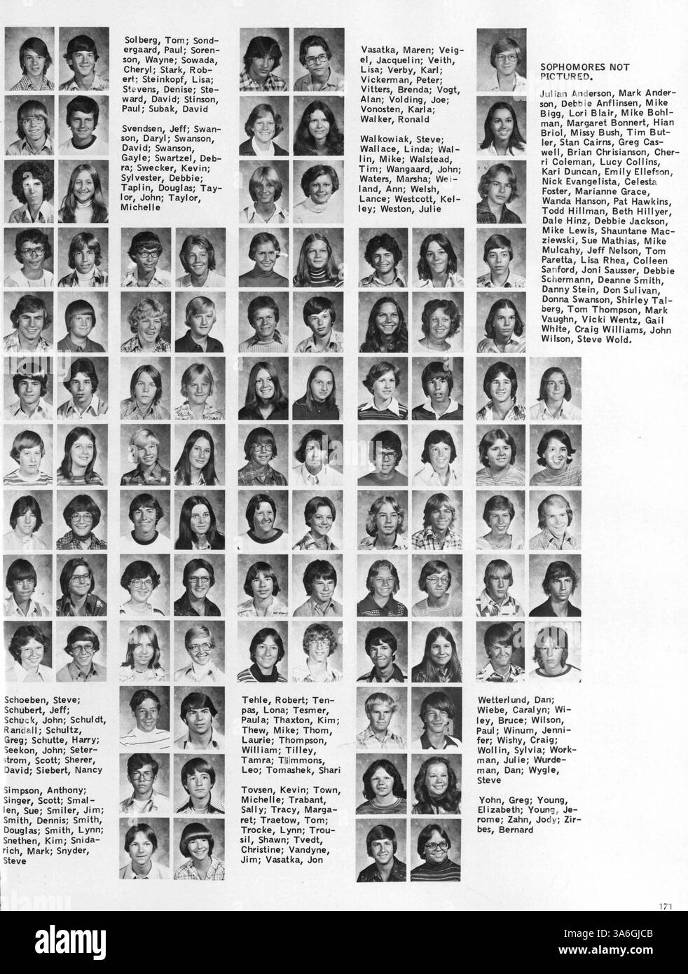 This high school yearbook from 1977 reflects the academic and ...