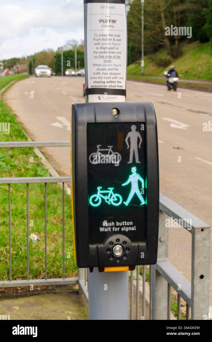 Green man pedestrian crossing ireland hi-res stock photography and ...