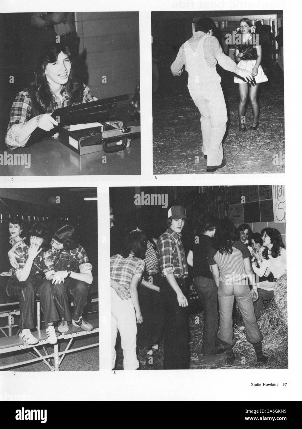 This yearbook from 1977 documents the students, faculty, athletic teams ...