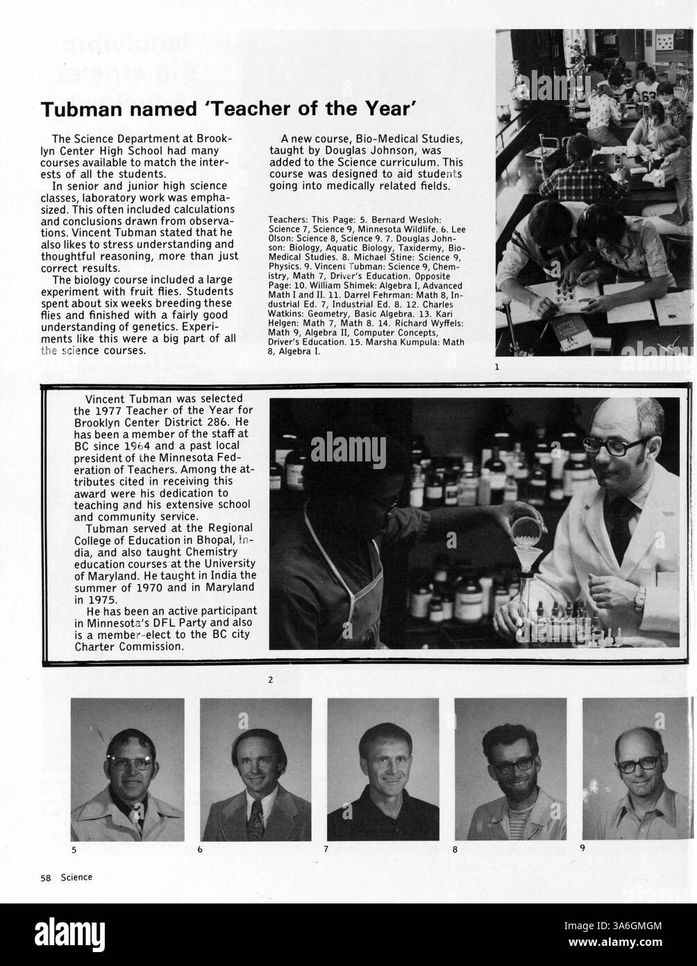 This 1977 brooklyn center high school yearbook records the schoo hi-res ...