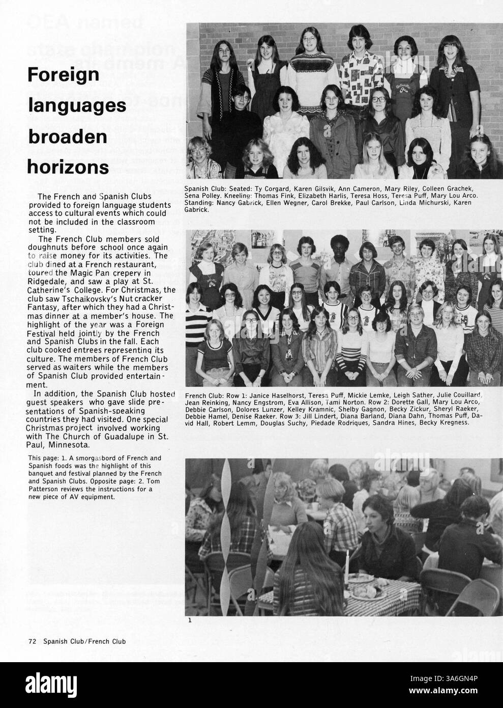 This yearbook documents the academic year 1976 1977 at brooklyn hi-res stock photography and ...